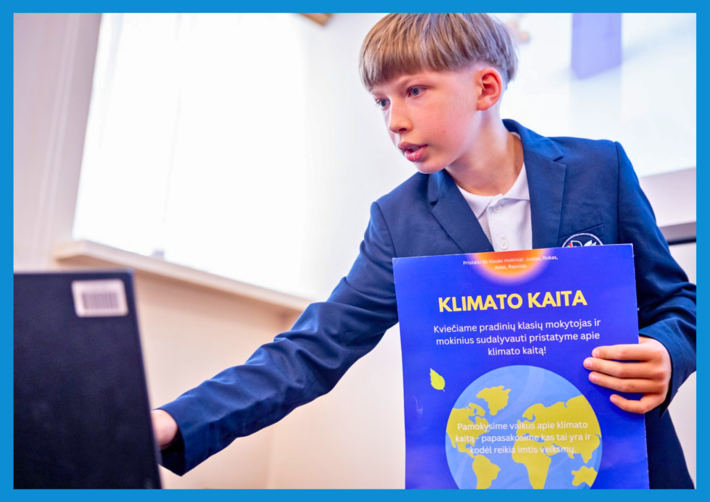 Konferencijoje apie klimato kaitą – vaikų patarimai Aplinkos ministrui ...